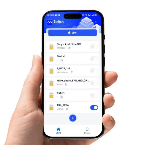 Switch eSIM Adapter Max (Android & IOS)